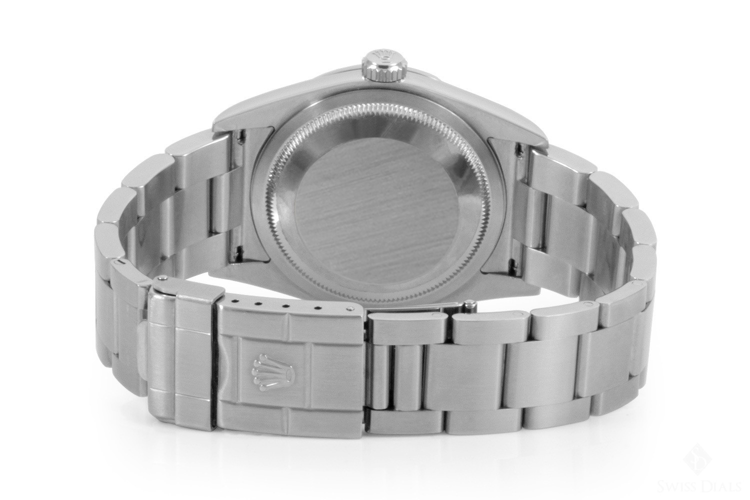 Men's Rolex Explorer Stainless Steel Watch Black Dial with Index hour ...